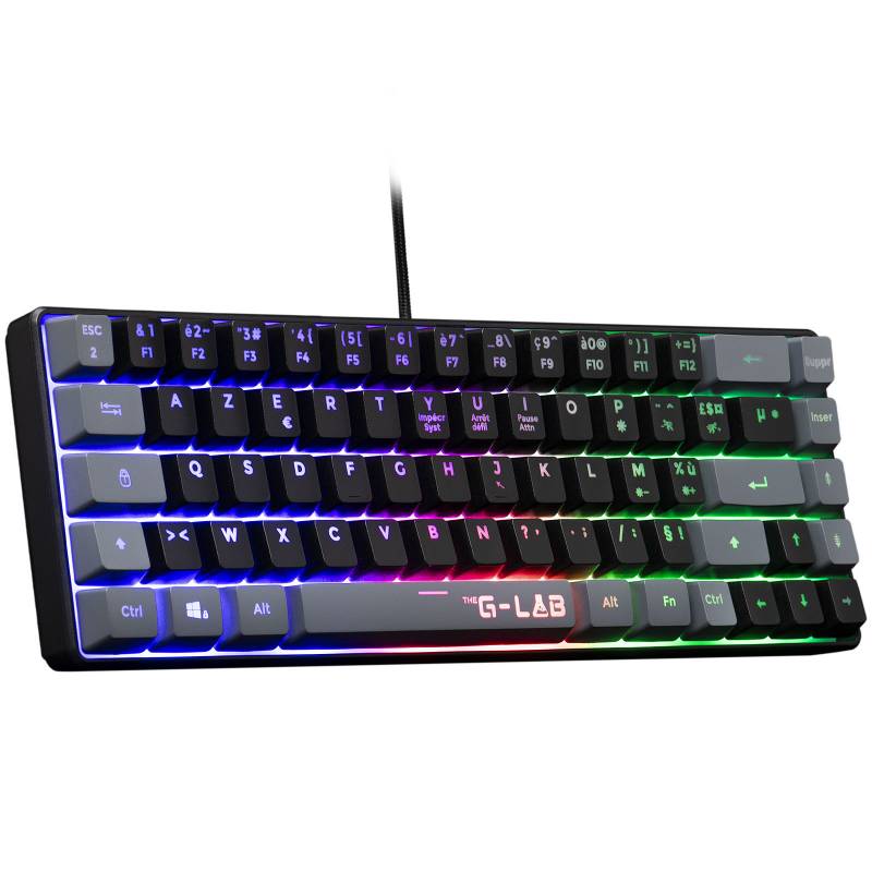 G-Lab - Clavier Gaming TKL Hydro - Noir et Gris