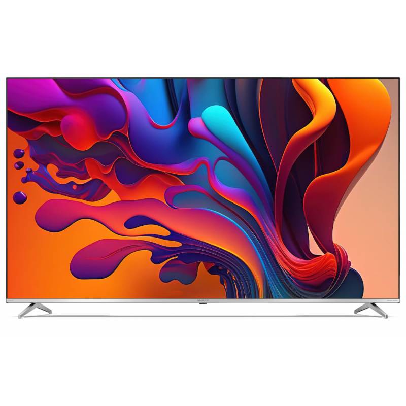 Sharp - Télévision 65" 4K Ultra HD - Argent